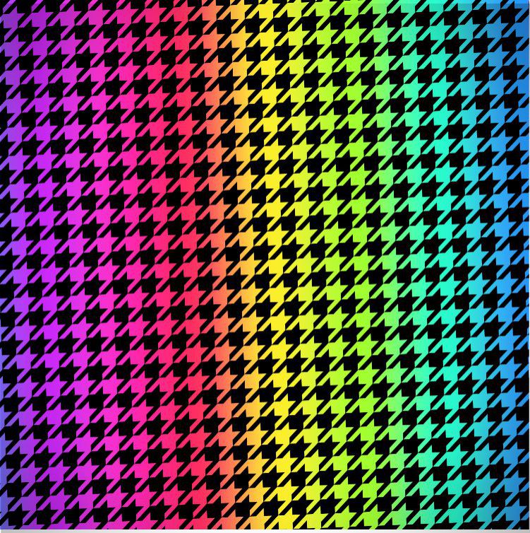 Houndstooth Rainbow – Pattern Crew
