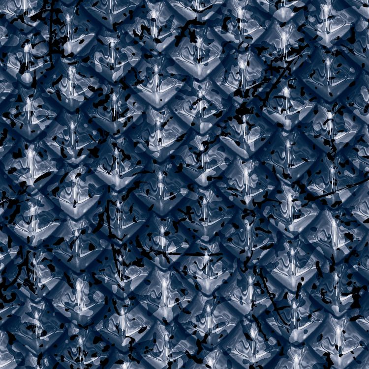 Underwater Scales Camouflage Pattern Crew