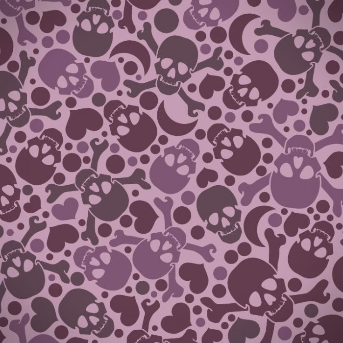 Purple Skulls – Pattern Crew
