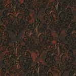 SteamPunk Rusty Fleur De Lis Wallpaper – Pattern Crew