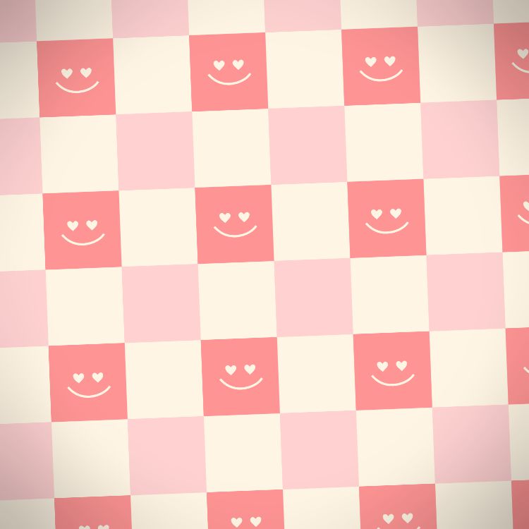 Heart Eyes Checkerboard – Pattern Crew