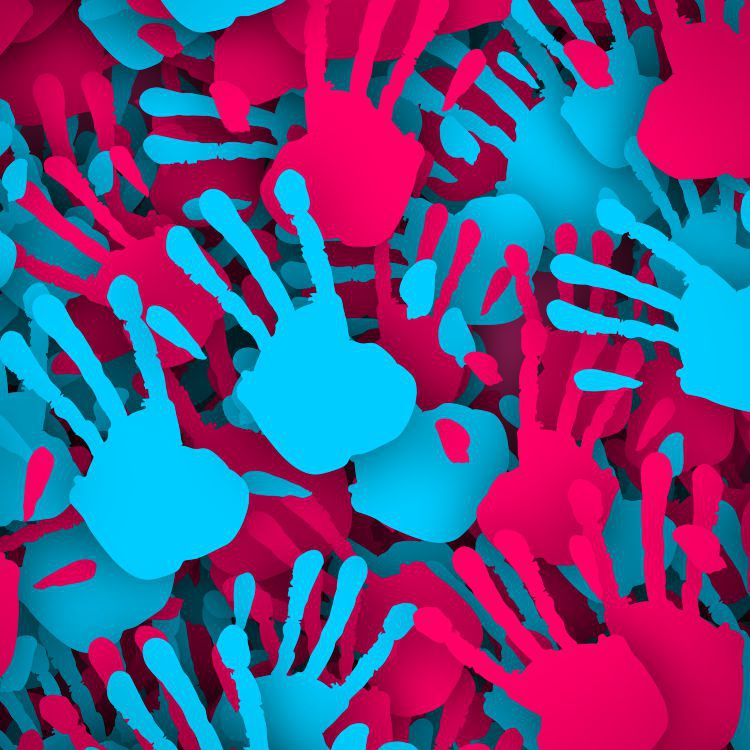 All Different Hand Prints 22 – Pattern Crew