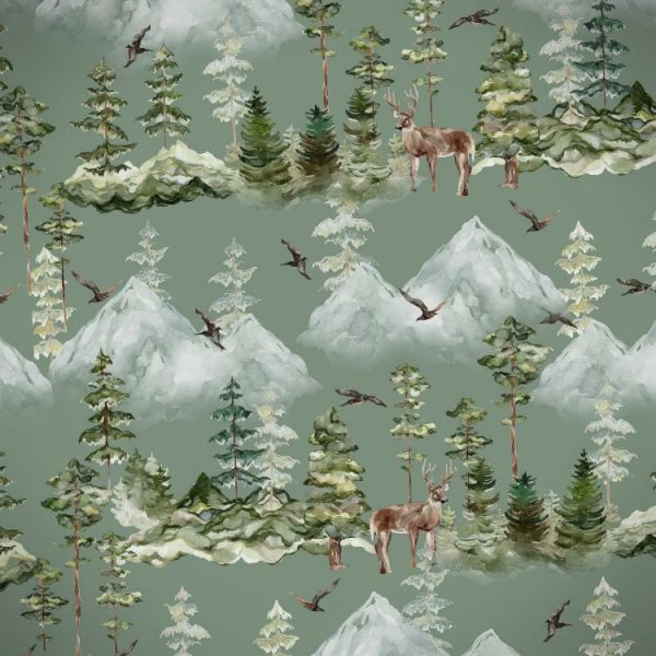 Watercolor Mountains 22 – Pattern Crew