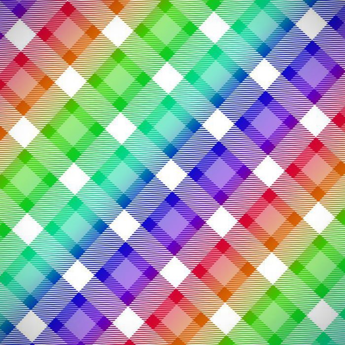 Woven Tartan Gingham Rainbow 25 – Pattern Crew