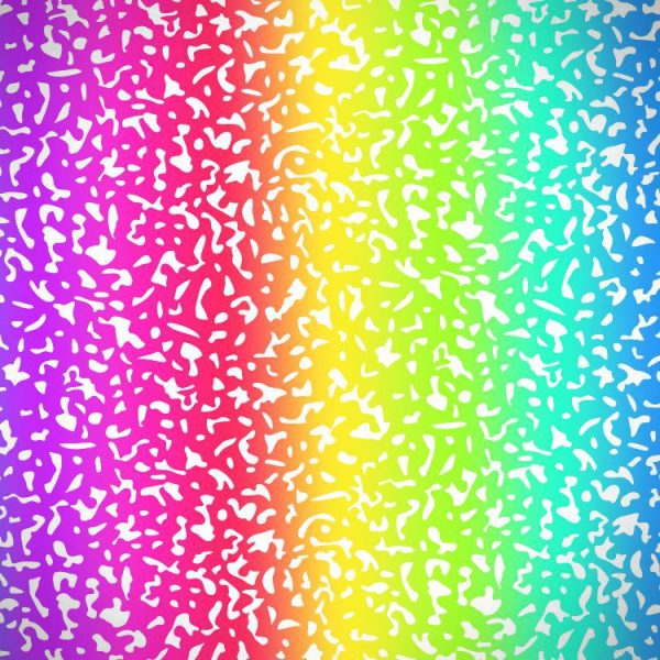 Rainbow Composition Book Cover 22 – Pattern Crew
