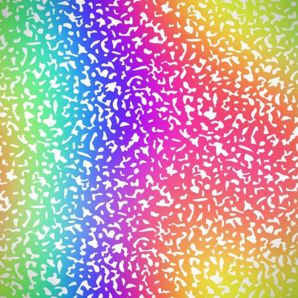 Rainbow Composition Book Cover 23 – Pattern Crew