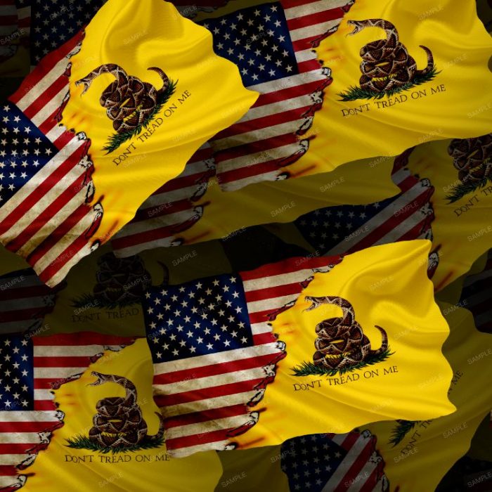 US and Gadsden Tread on Me Flags 22 – Pattern Crew