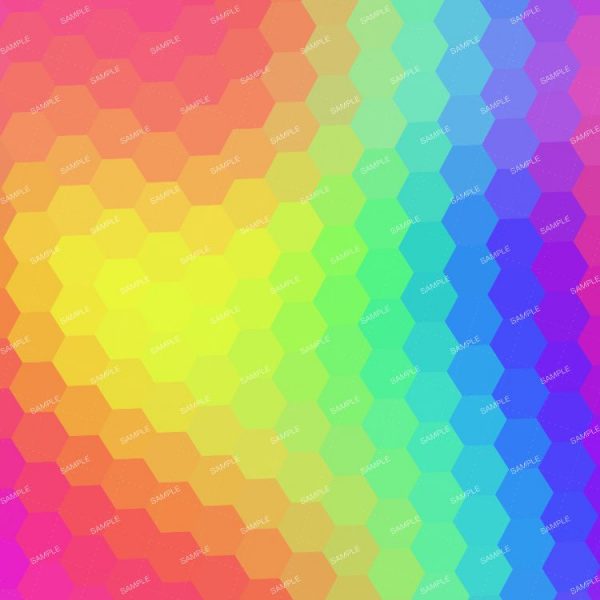 Rainbow Hexagons 22 – Pattern Crew
