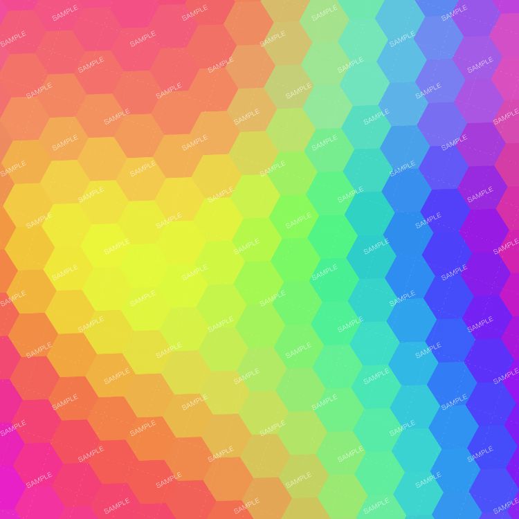 Rainbow Hexagons 22 – Pattern Crew