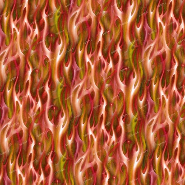 Orange Air Brushed Flames – Pattern Crew