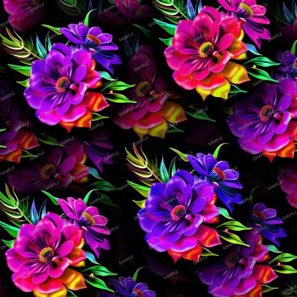 Neon Flowers 23 – Pattern Crew