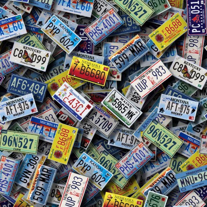 US Car Tags 23 – Pattern Crew