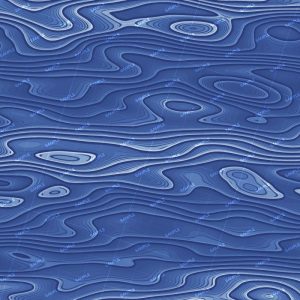 Blue Layered Carved Wood – Pattern Crew