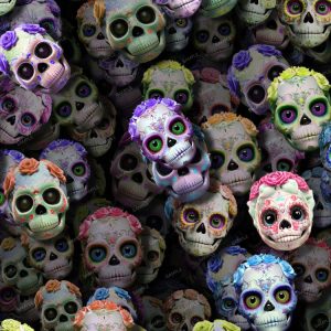 Alien Sugar Skulls From Peru – Pattern Crew