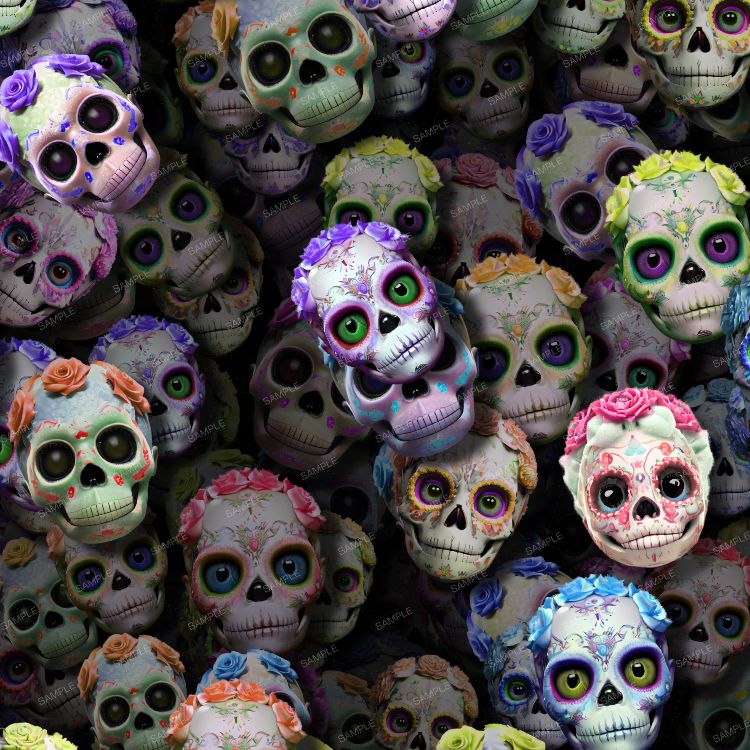 Alien Sugar Skulls From Peru – Pattern Crew
