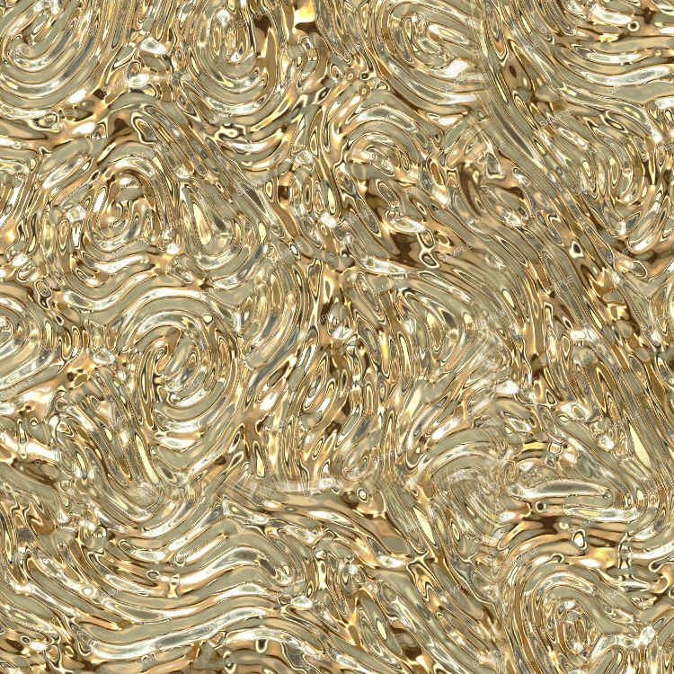 Sound Wave Pattern in Liquid Gold – Pattern Crew