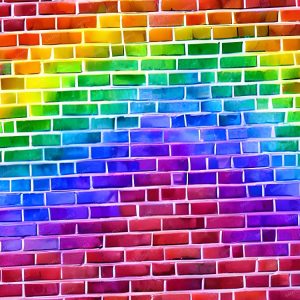 Rainbow Brick Wall – Pattern Crew