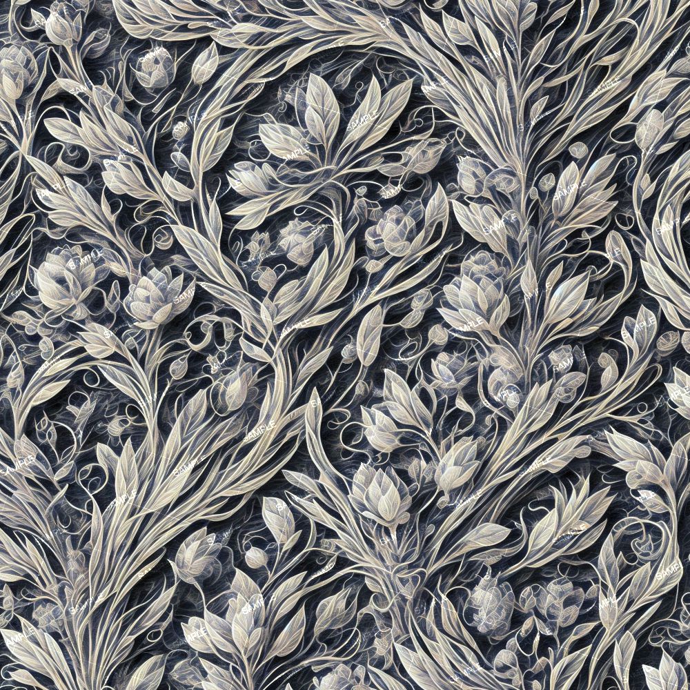 Silver Floral Fairy Garden – Pattern Crew