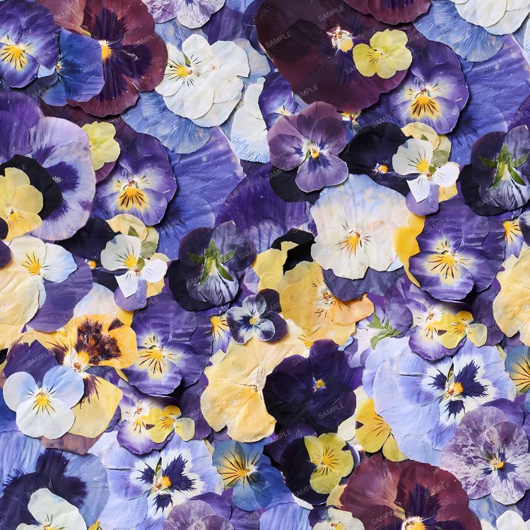 Pressed Purple Flowers – Pattern Crew