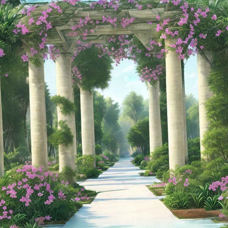 Greek Portico Garden 42 – Pattern Crew