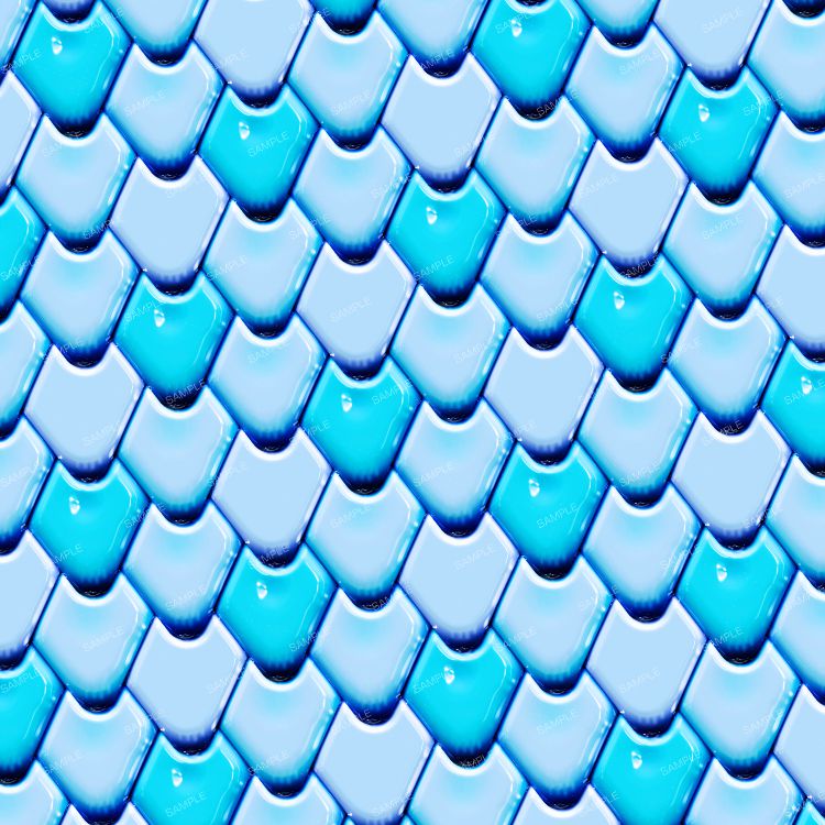 Blue Mermaid Scales 23 – Pattern Crew