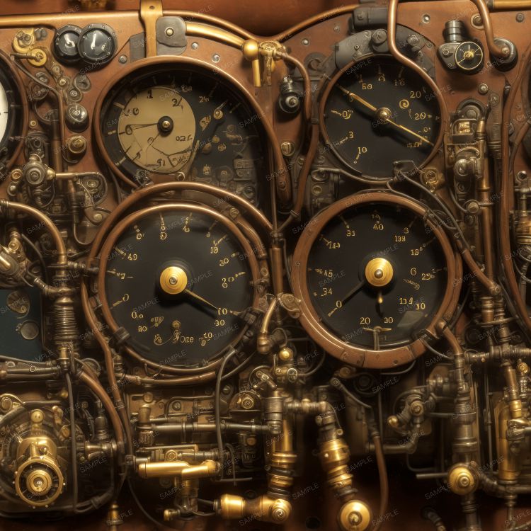 Steampunk Control Panel 44 – Pattern Crew