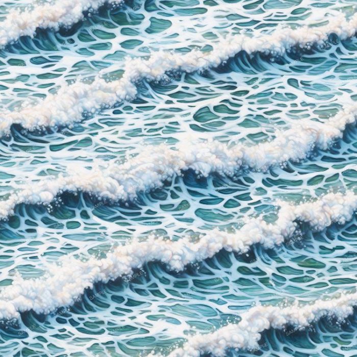 Waves Along the Beach Painting – Pattern Crew