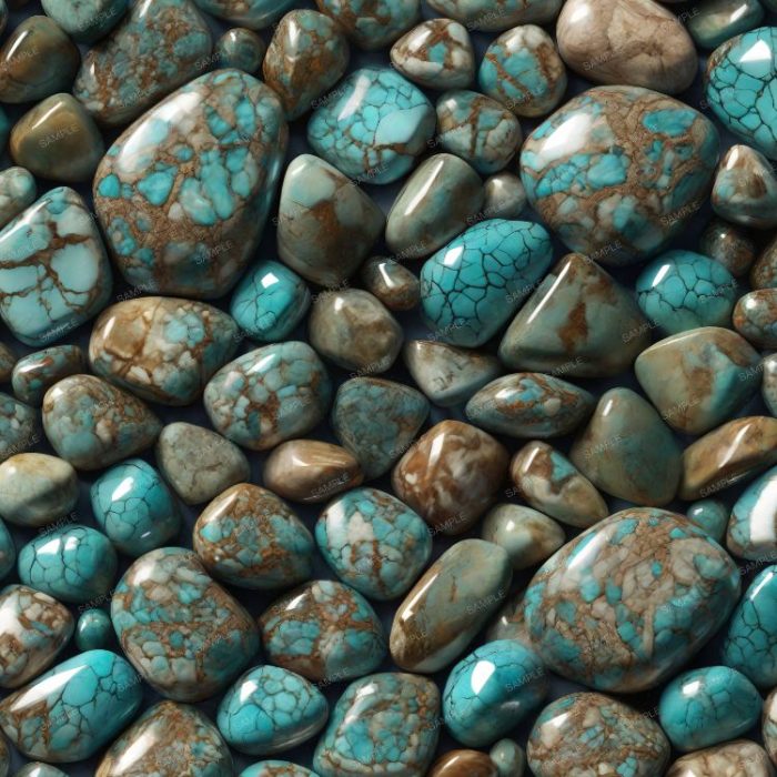 Polished Turquoise Gemstones 42 – Pattern Crew