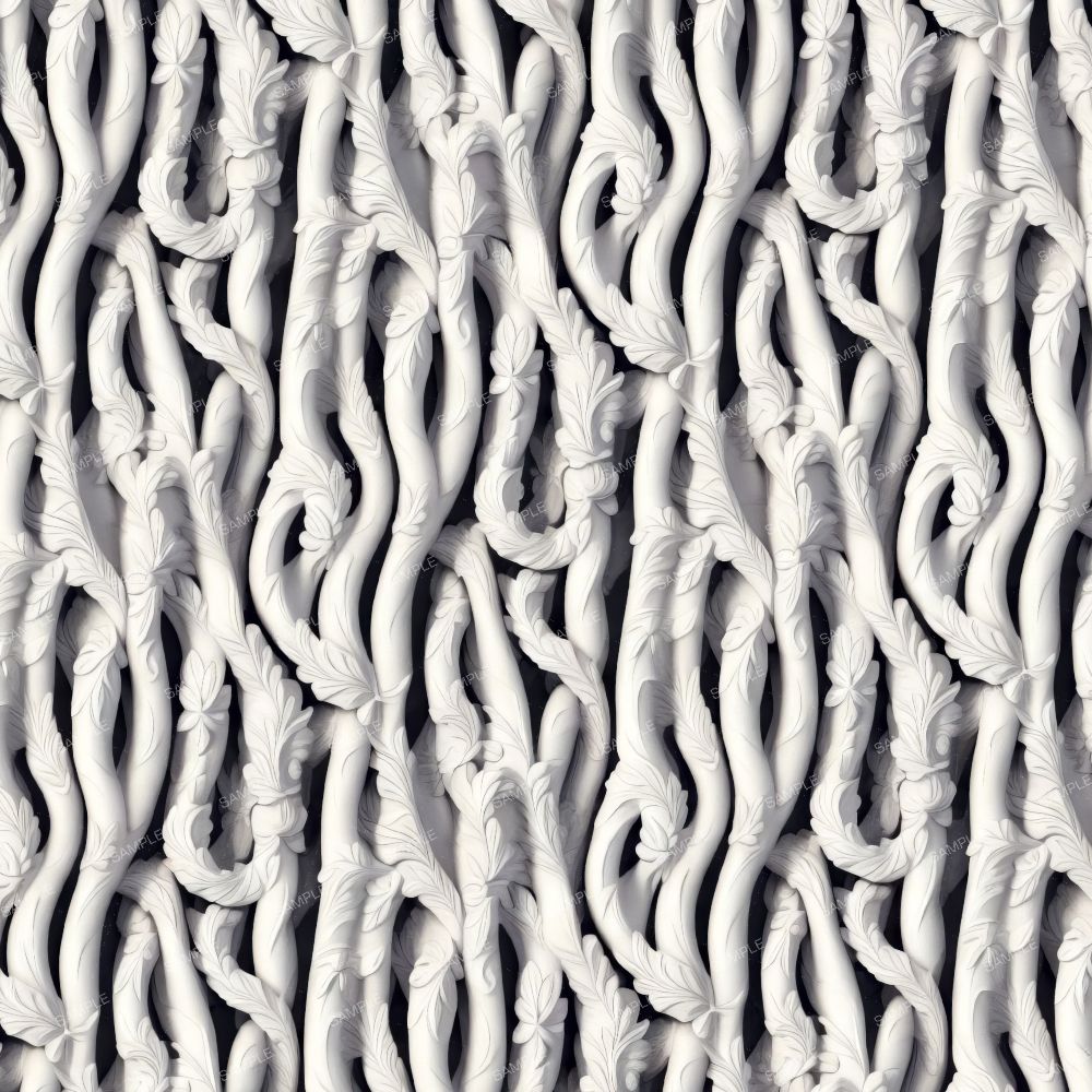 Plaster Acanthus Branching Scrollwork – Pattern Crew