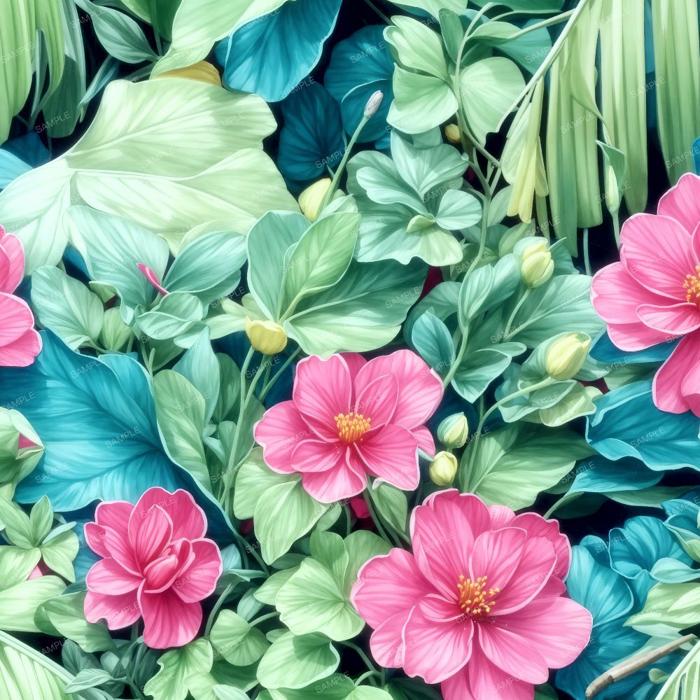 Tropical Flowers 44 – Pattern Crew