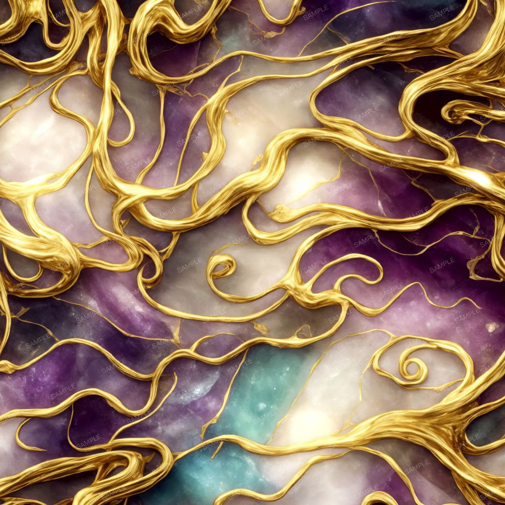 Gold Veins over Quartz 23 – Pattern Crew