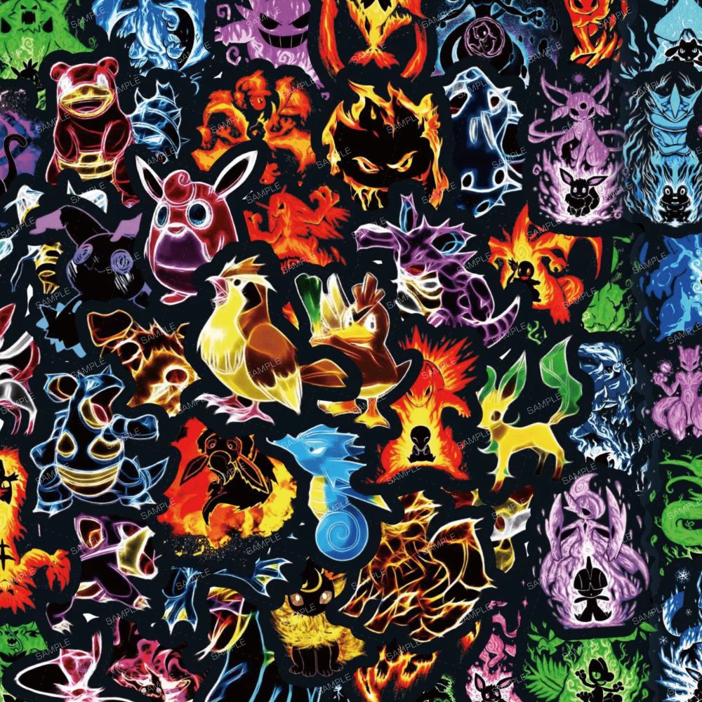 Neon Pokemon 22 – Pattern Crew