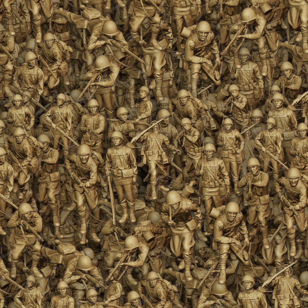 WW2 Toy Soldiers 22 – Pattern Crew