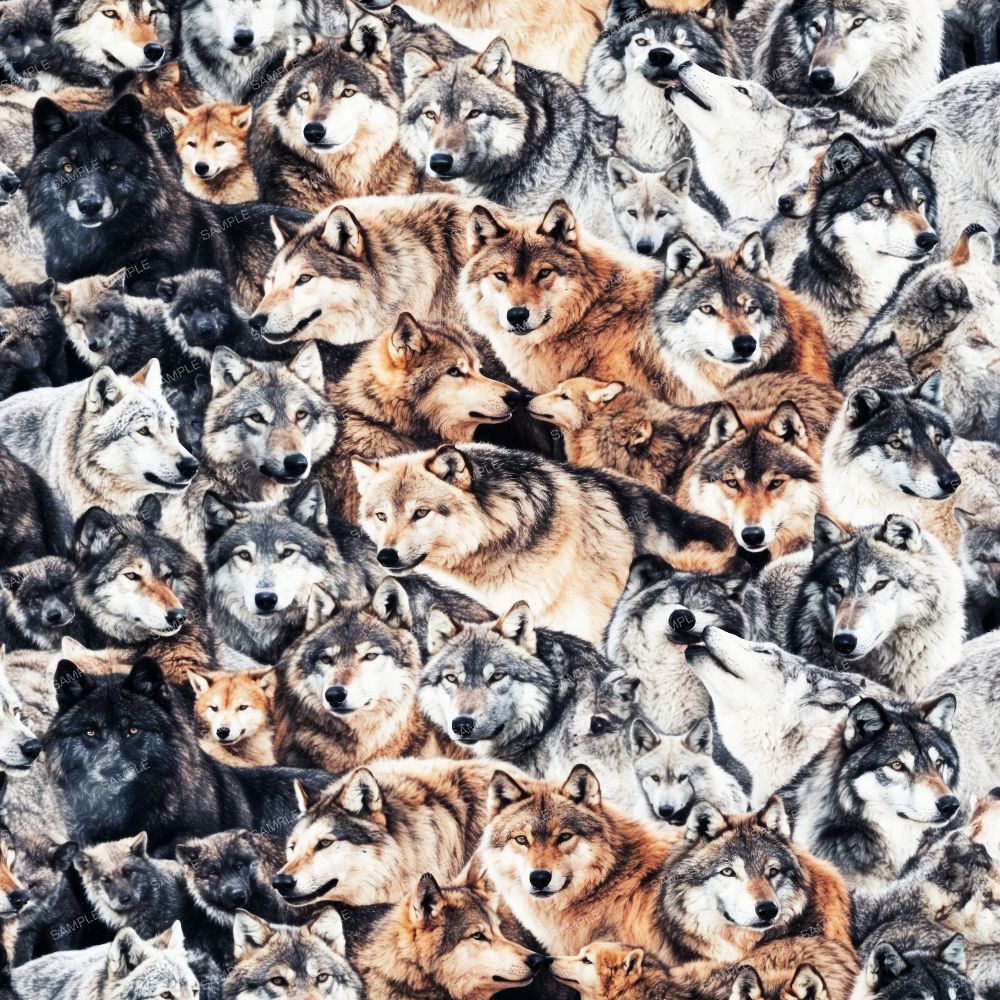 Wolves Canis Lupus – Pattern Crew