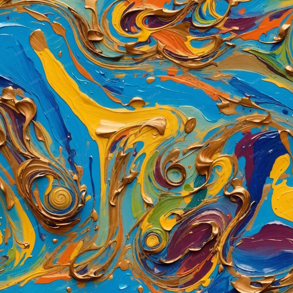 Abstract Oil Paint – Pattern Crew