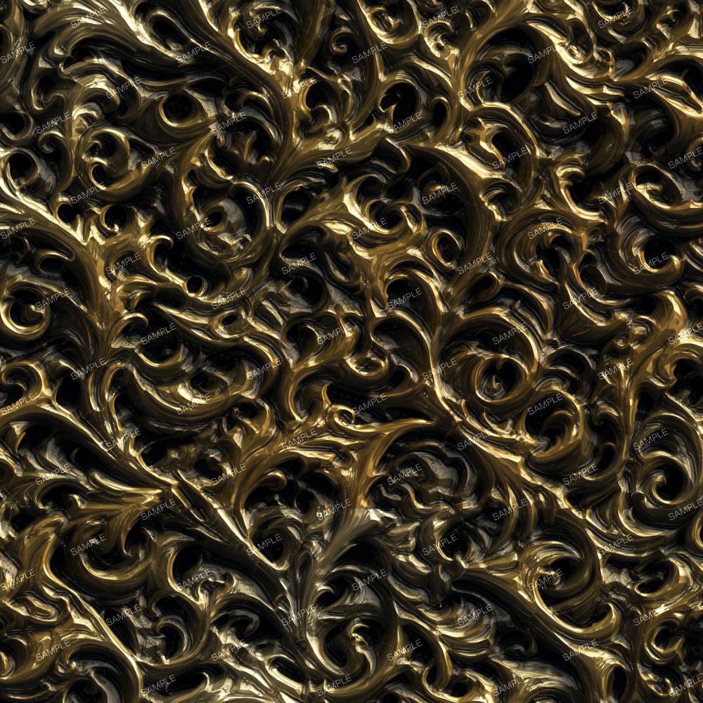 Rubbed Gold Scrollwork – Pattern Crew