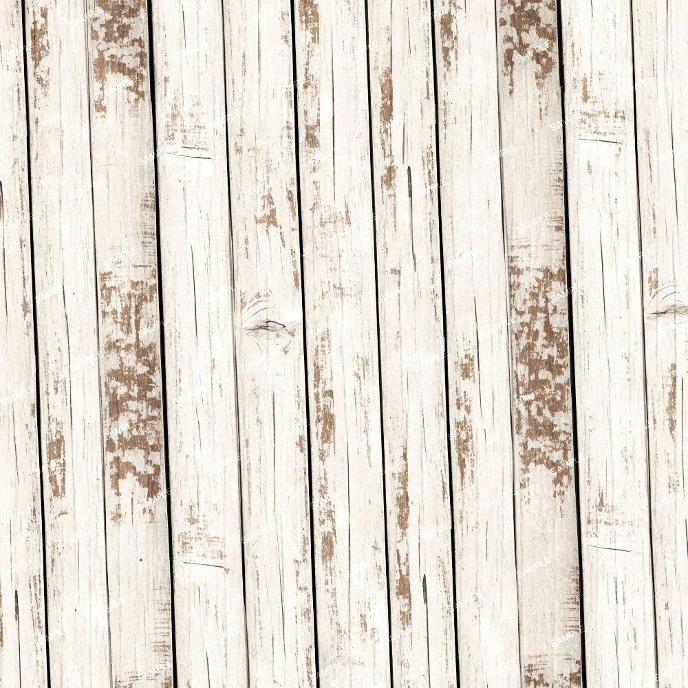 Shabby Chic White Washed Fence – Pattern Crew