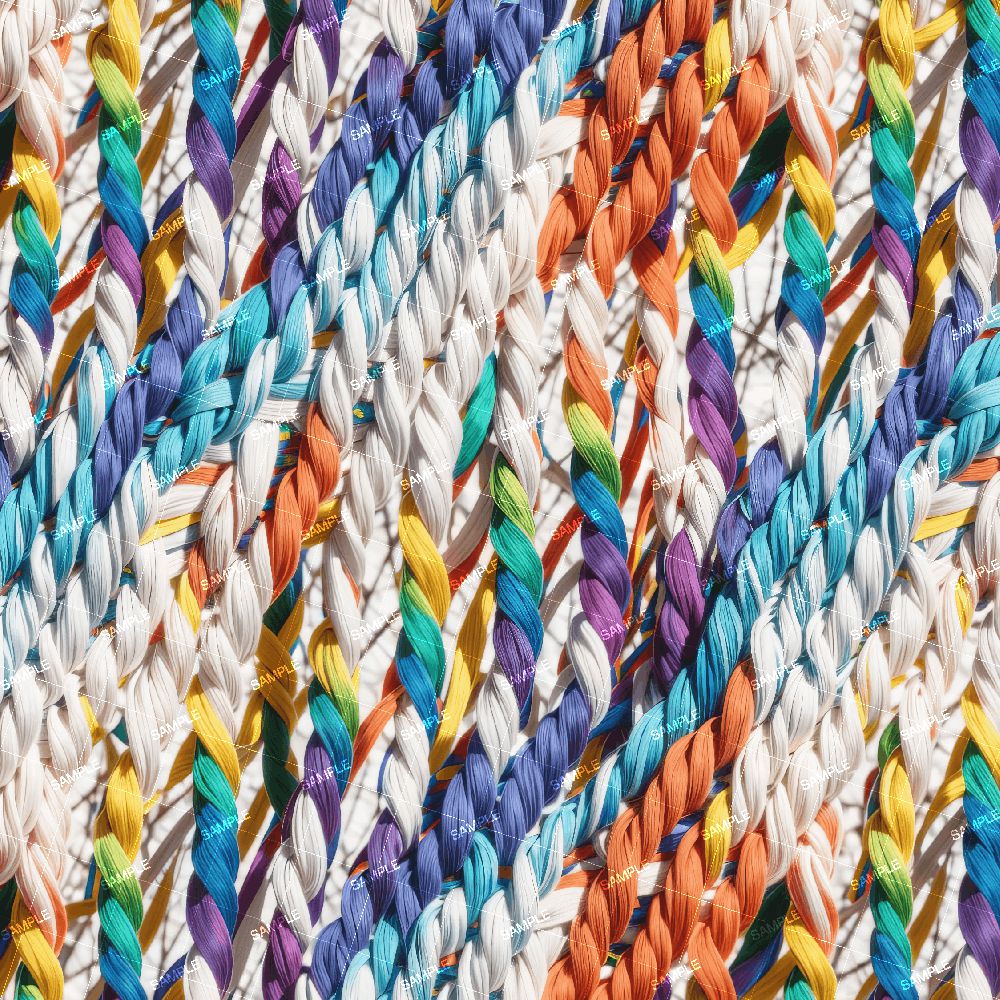 Braided Rainbow Cloth – Pattern Crew