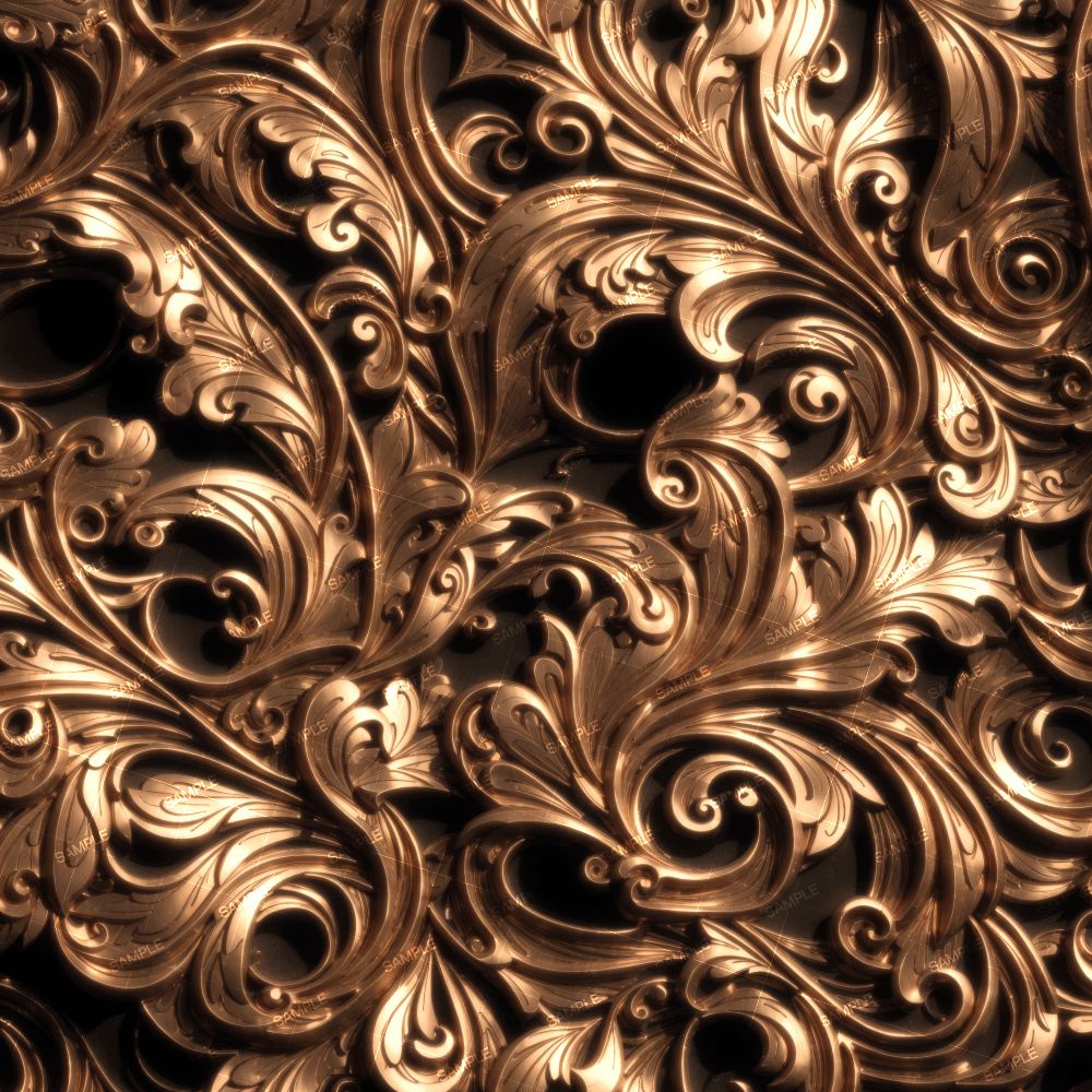 3D Copper Scrollwork – Pattern Crew
