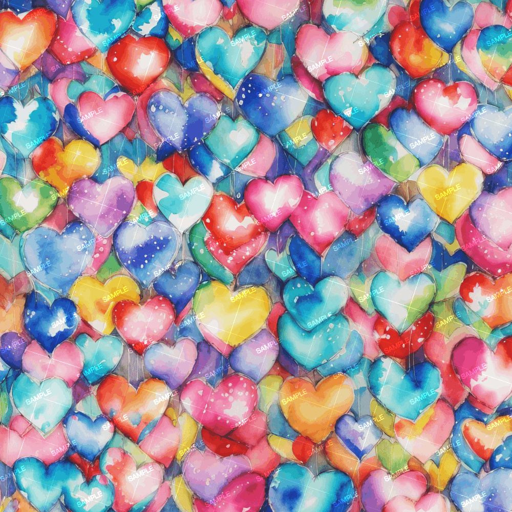 Watercolor Hearts 42 Pattern Crew watercolor-hearts-42-pattern-crew