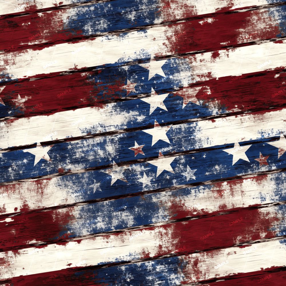 US Flag Painted onto a Wooden Pallet – Pattern Crew