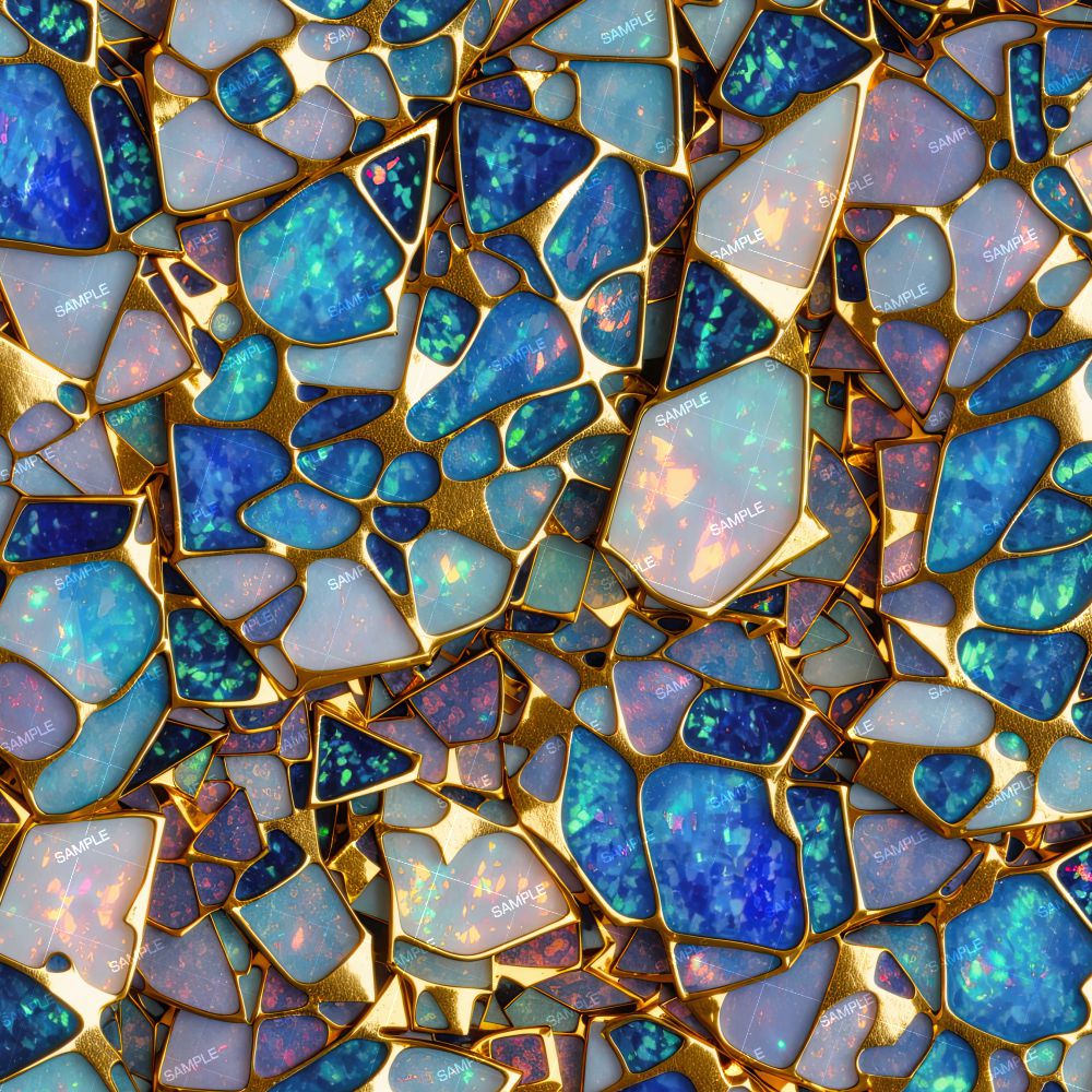Gold Leaded Opals – Pattern Crew