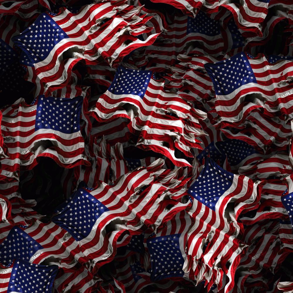 Tattered American Flag 22 – Pattern Crew