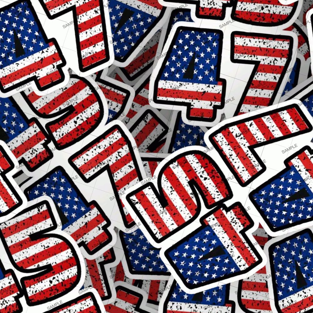 Trump 45-47 Stickers – Pattern Crew