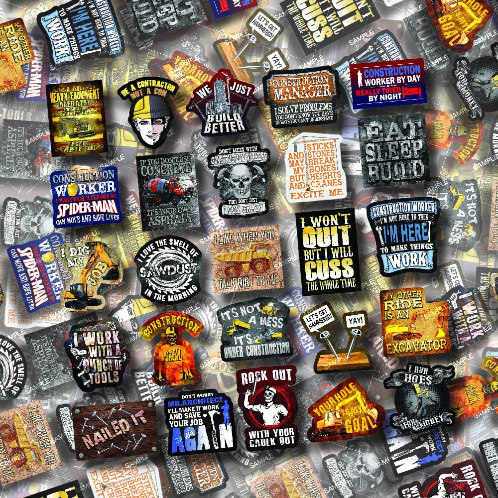 Construction Worker Sticker Bomb 23 – Pattern Crew