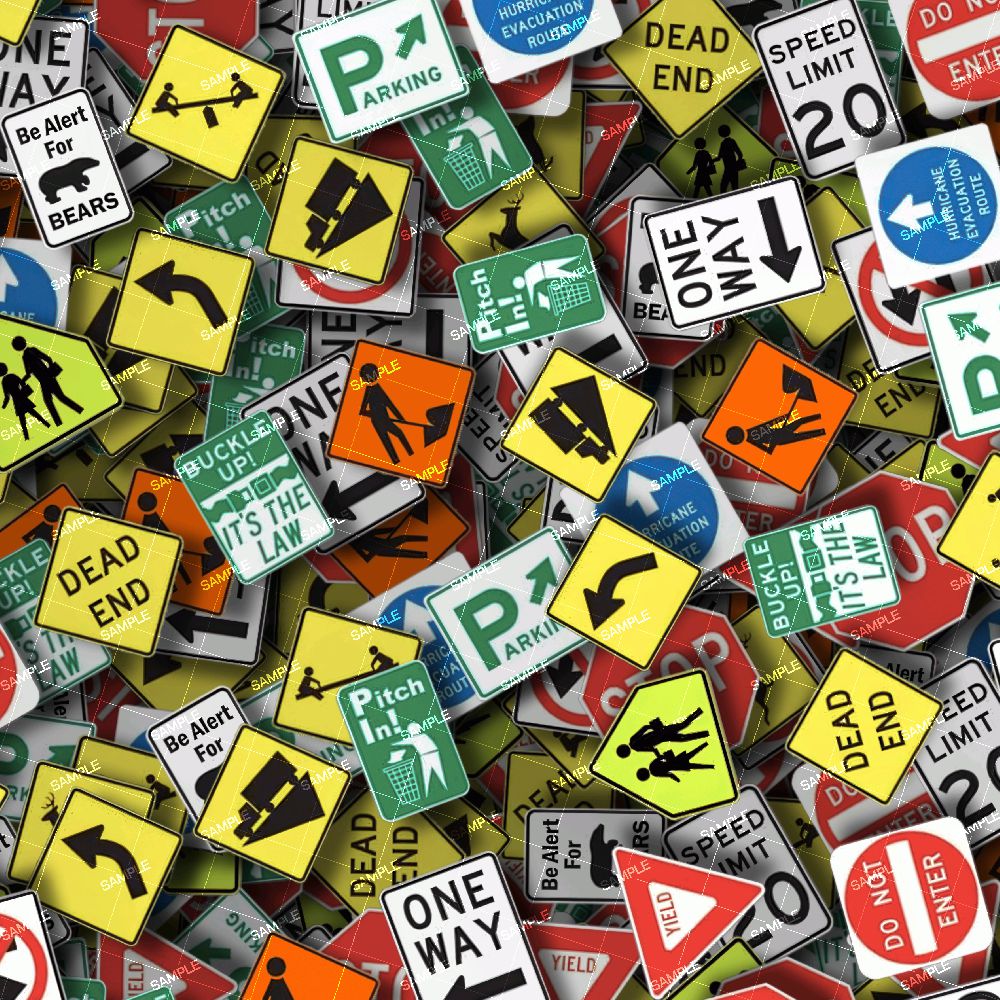 Road Construction Sticker Bomb – Pattern Crew
