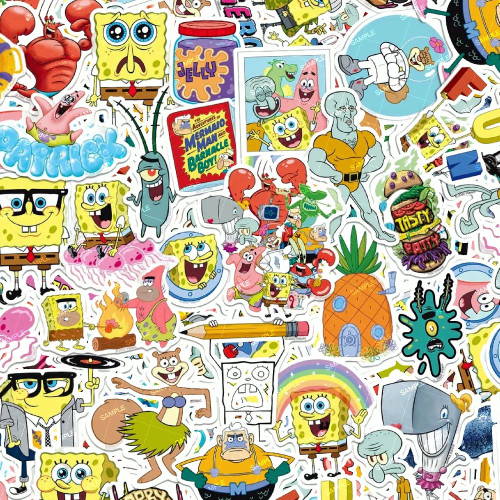 SquarePants Sticker Bomb 22 – Pattern Crew