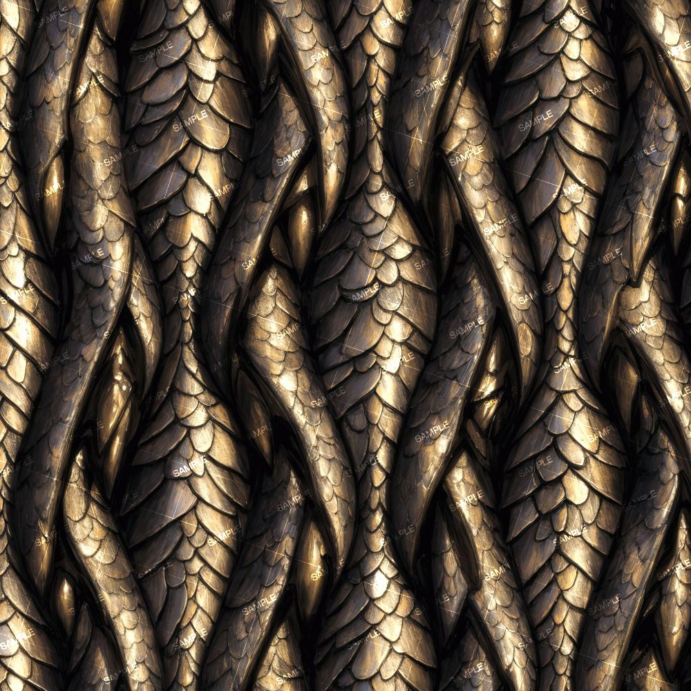 Female Golden Dragon Scales 44 – Pattern Crew