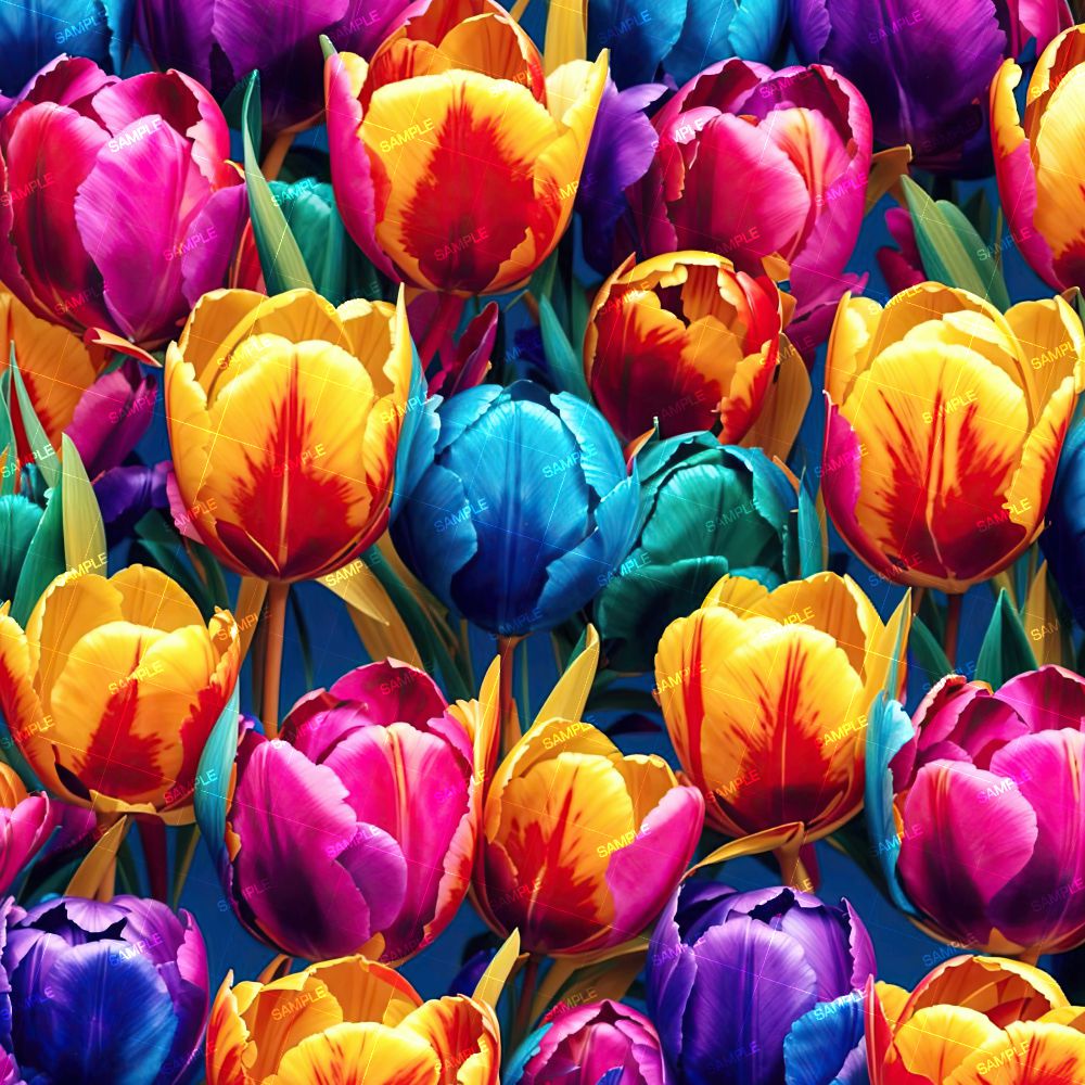Rainbow Tulips – Pattern Crew
