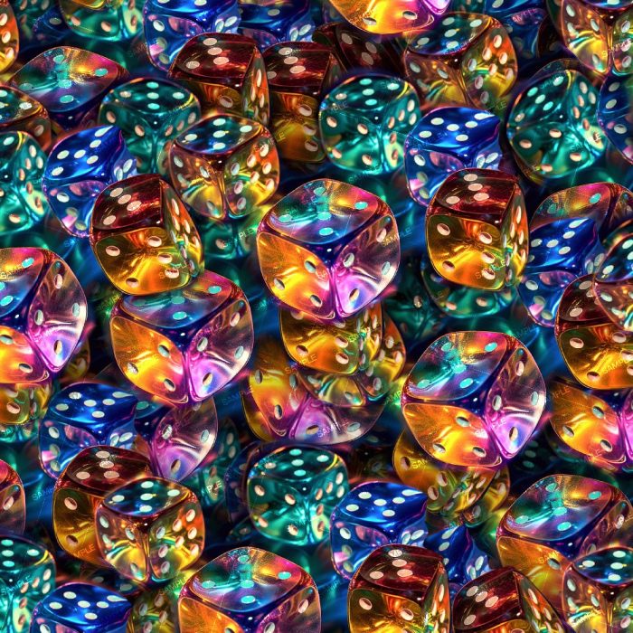 Translucent Colored Dice – Pattern Crew